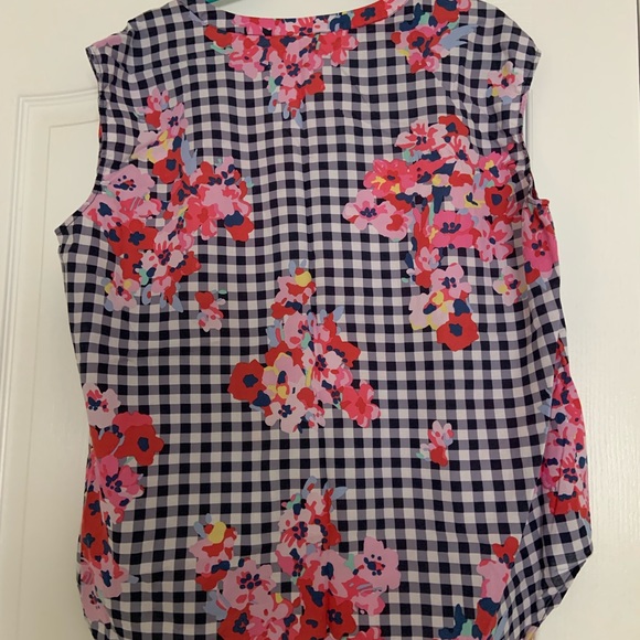 Joules | Tops | Joules Sleeveless Flower Print Cotton Top | Poshmark